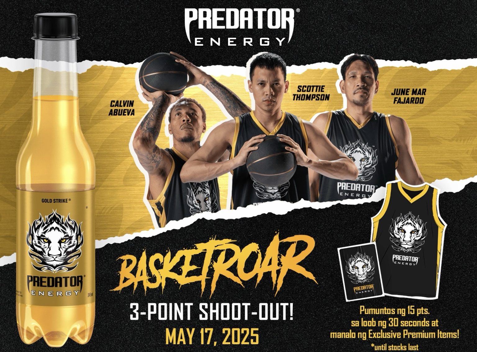 PBA Legends Headline Predator Energy Drink's Fresh "Rule Your Day ...